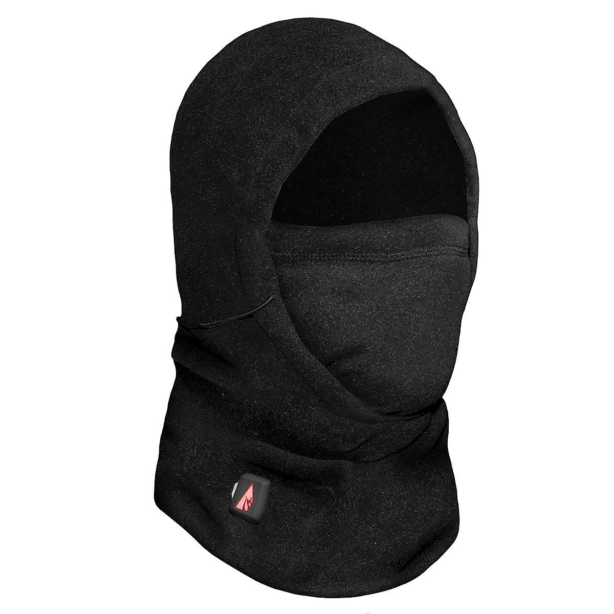 ActionHeat 5V Battery Heated Fleece Balaclava Face Mask Men - Winter Face Mask for Cold Weather, Unisex Heated Hat, One Size Black