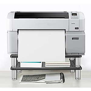 Husky Mounts Monitor Riser Laptop Stand, Adjustable Legs, Stackable, 14.5" x 9.25" x 3.25" Max Height, Matte Black Steel (Black, 2-Pack)