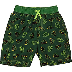 John Deere boys Quick Dry Active Shorts, Dark Green, 4 US