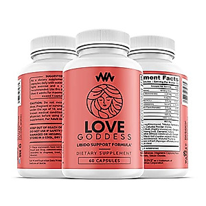 Womens Supplement That Boosts Libido | Enhance Intimacy, Passion and Desire | Miura Puama for Female Specific Arousal | Love Goddess | Vitamin | Warped Wellness