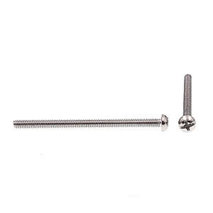 Prime-Line 9003968 Machine Screw, Round Head, Slotted/Phillips Combo, #8-32 X 2-1/2 in, Grade 18-8 Stainless Steel, Pack of 20