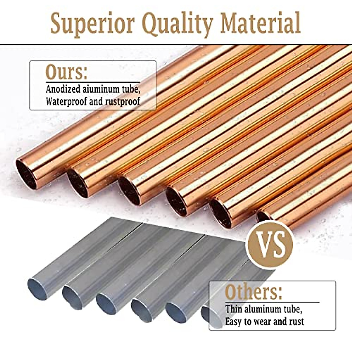 Axqcctoys Wind Chimes for Outside Deep Tone, Sympathy Wind Chimes for Loss of a Loved, Outdoor Wind Chimes with 6 Tubes & Hook, Metal Wind Chimes for Outside Clearance