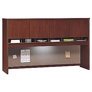 Bush Business Furniture Series C 72W 4 Door Hutch in Hansen Cherry