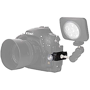 Universal Aluminum Arca Swiss Clamp with Hot Shoe Mount Adapter and 1/4" Screw for Professional Camera L Bracket Quick Release L Plate