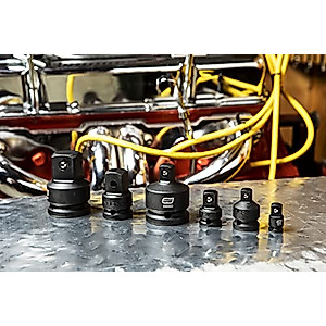 GEARWRENCH 6 Piece 1/4", 3/8", 1/2", 3/4" Drive Impact Adapter Set - 84928A-07