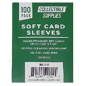 200 Standard 3" x 4" Toploaders and 200 Soft Penny Card Sleeves Package for Single Sports Trading Cards Toploaders for Sportcards Card Collecting