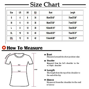 wodceeke Women's Top Short-Sleeved V-Neck Camouflage T-Shirt Casual Loose Summer Tee Sports Top (Green, L)