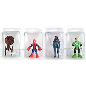 Collecting Warehouse Clear Plastic Clamshell Package/Storage Container, 3.38" H x 2.38" W x 1.25" D, Pack of 100