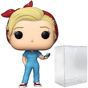 POP Parks and Rec - Leslie Knope The Riveter Funko Vinyl Figure (Bundled with Compatible Box Protector Case)