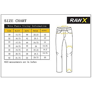 RAW X Men's Skinny Stretch Neon Trim Rip & Repair Jeans, Athletic Fit Destroyed Distressed Washed Denim Straight Leg Pants, Neon 90015 - Jet Black, 48W x 32L