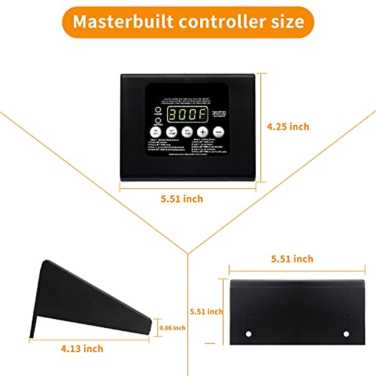 LED Digital Control Panel for Masterbuilt Part Number 990050048, Compatible with Masterbuilt 20070108/ 20070206/ESQ30B/ESQ30S and More Models