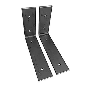 2 Pack - Angle Shelf Bracket, Iron Shelf Brackets, Metal Shelf Bracket, Industrial Shelf Bracket, Modern Shelf Bracket, Shelving