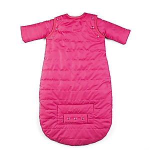 baby deedee Sleep Nest Travel Quilted Baby Sleeping Bag Sack with Sleeves, Hot Pink, Large (18-36 Month)