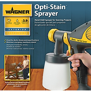 Wagner Spraytech 529015 Opti-Stain HVLP Sprayer, Yellow