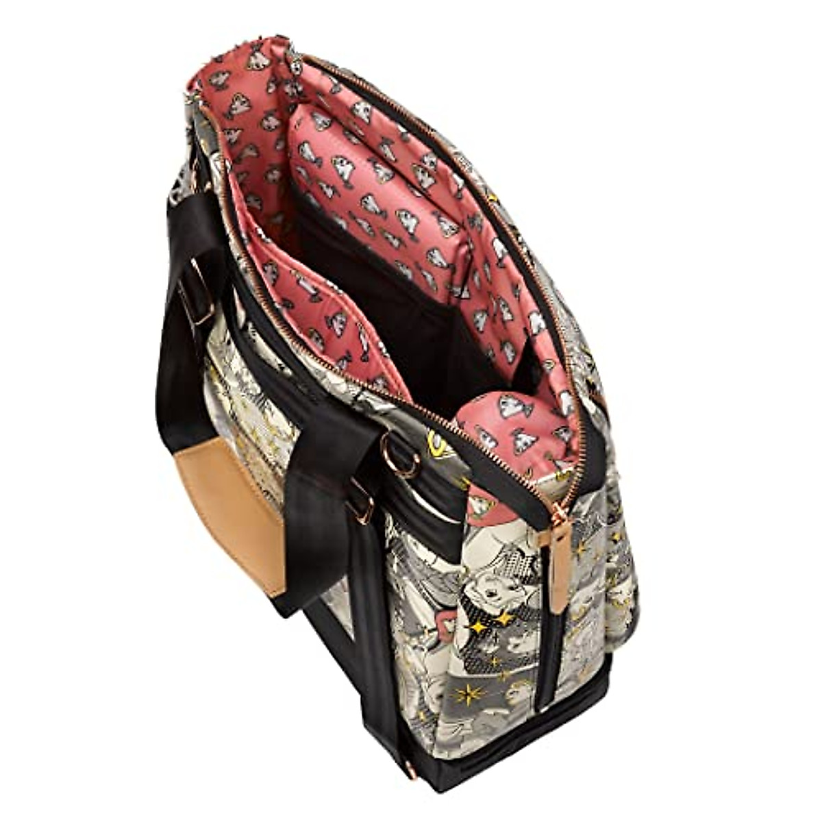 Petunia Pickle Bottom Pivot Backpack | Multiple Carrying Options (Backpack/Tote) | Insulated Pockets Keep You Organized | Modern Silhouette | Disney Beauty & The Beast - Pop Art Belle