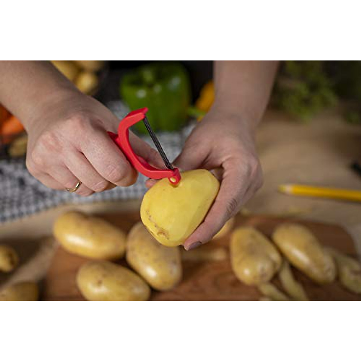 Kuhn Rikon Original Swiss Peeler 3-Pack Red/Green/Yellow