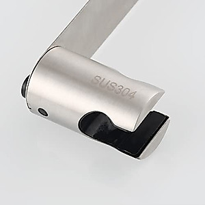 CIENCIA Toilet Bidet Sprayer Holder Stainless Steel Holder Hook Hanger for Hand Shower Toilet Bidet Sprayer, ST19A