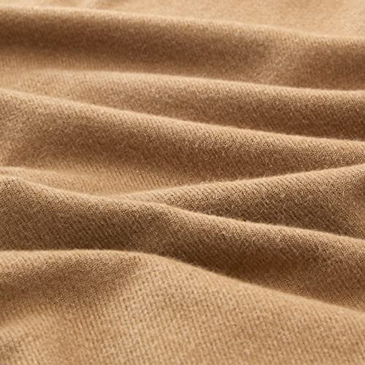 La Jolie Muse Throw Blanket for Couch Soft Lightweight - Faux Cashmere Melange Throw Blanket with Tassels, Cozy Warm Decorative Blankets for Bed Sofa Chair Living Room (Camel, 50 x 60 inches)