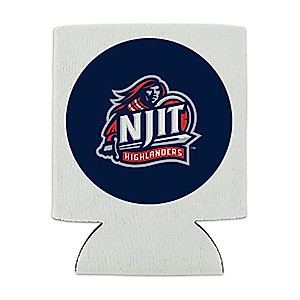 New Jersey Institute of Technology Primary Logo Can Cooler - Drink Sleeve Hugger Collapsible Insulator - Beverage Insulated Holder