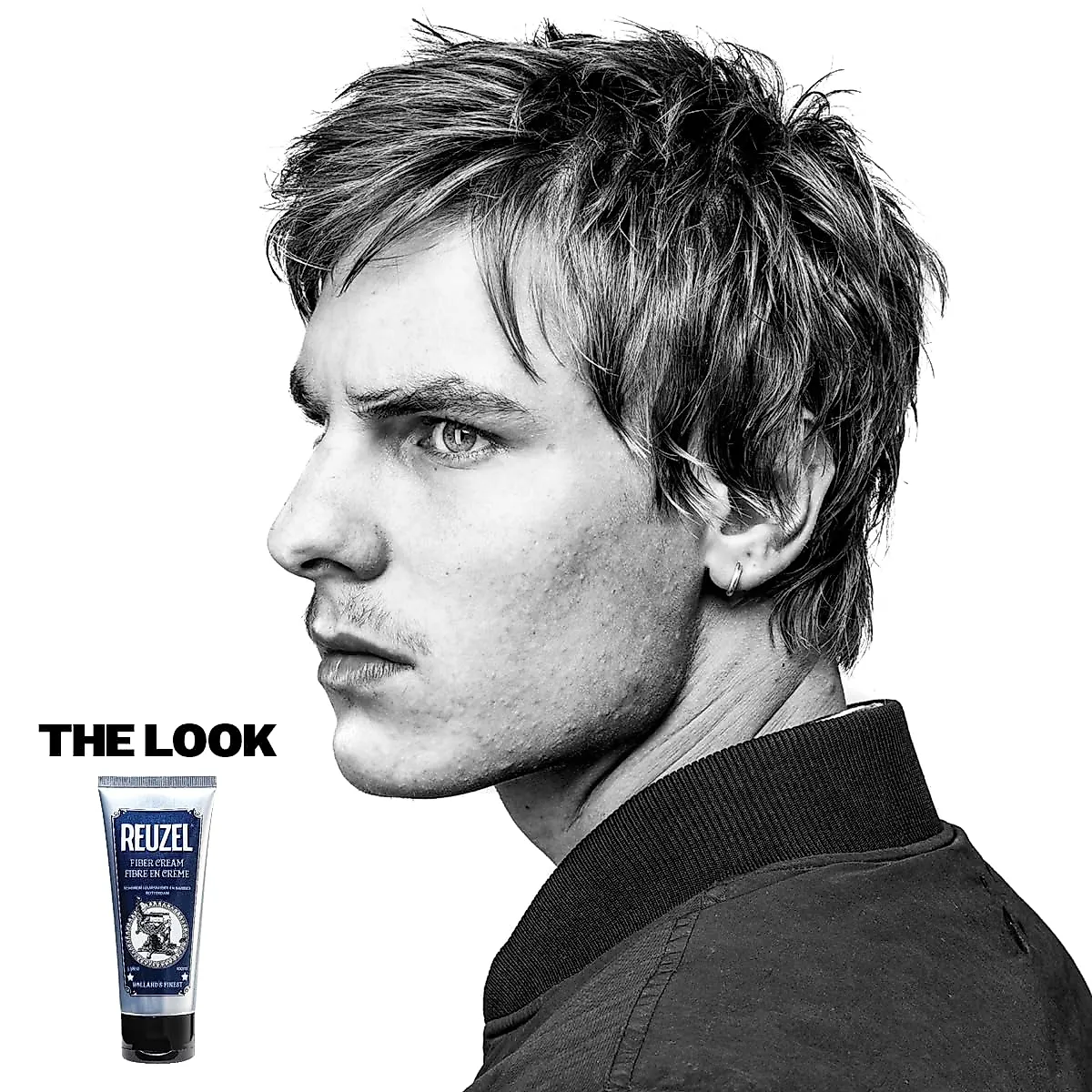 Reuzel Fiber Cream, Provides a Low Shine Finish, 3.38 oz