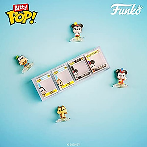Funko Bitty Pop! Disney Mini Collectible Toys 4-Pack - Goofy, Chip, Minnie Mouse & Mystery Chase Figure (Styles May Vary)