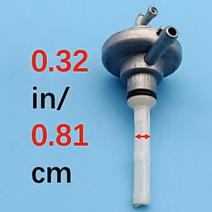 Tuzliufi Fuel Cock Petcock Valve Tank Switch for Vespa Piaggio Aprilia 674594 575320 57306R 575321 259733 259357 295311 295534 298232 SR50 Fly LX Typhoon 50 125 150 200 ET2 ET4 LX50 LX150 S50 Z354