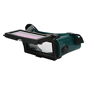 Hilitand Automatic Dimming Welder Eye Glasses Solar DIN16 Auto Darkening Eye Mask Welding Goggles Eye Protective Glasses(Dark Green)