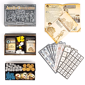 Age of Civilization Strategy Card Game, Board Games, Pocket, Travel and Family Friendly 1-4 Players Board Game Adventure and Brain Teaser