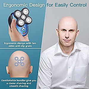 Head Shavers for Bald Men Electric Head Razors Wet Dry,Bald Head Shavers for Mens Head,Electric Shavers for Men Face, Grooming Ket Head Shaver Waterproof with Sensitive Skin Man Shaving Cordless
