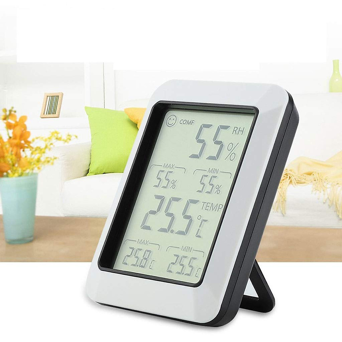 WODMB Thermometer Digital Hygrometer Indoor Thermometer Room Thermometer and Humidity Gauge with Temperature Humidity Monitor Indoor