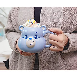 Care Bears Grumpy Bear 3D Sculpted Ceramic Mug | Holds 20 Ounces