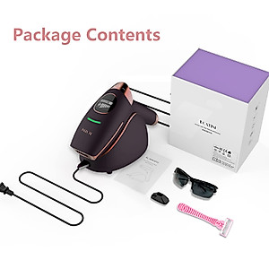 UCATINI Laser Hair Removal Device for Women permanent, Upgraded Central Ice Cooling IPL Home Use Hair Removal Device, Unlimited Flash, 5-Level, Auto Slide Mode with Storage Stand, Black