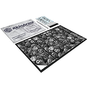 SkinArms Pistol Skin, 100% Waterproof Matte Finish Vinyl Decal, Precut Pieces Easy to Install and Fits All Handgun Within 9’’ Length, Protects Pistol with Style (SA Skull Vengeance)