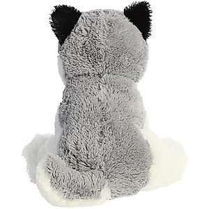 Aurora® Cuddly Husky Stuffed Animal - Cozy Comfort - Endless Snuggles - Gray 14 Inches