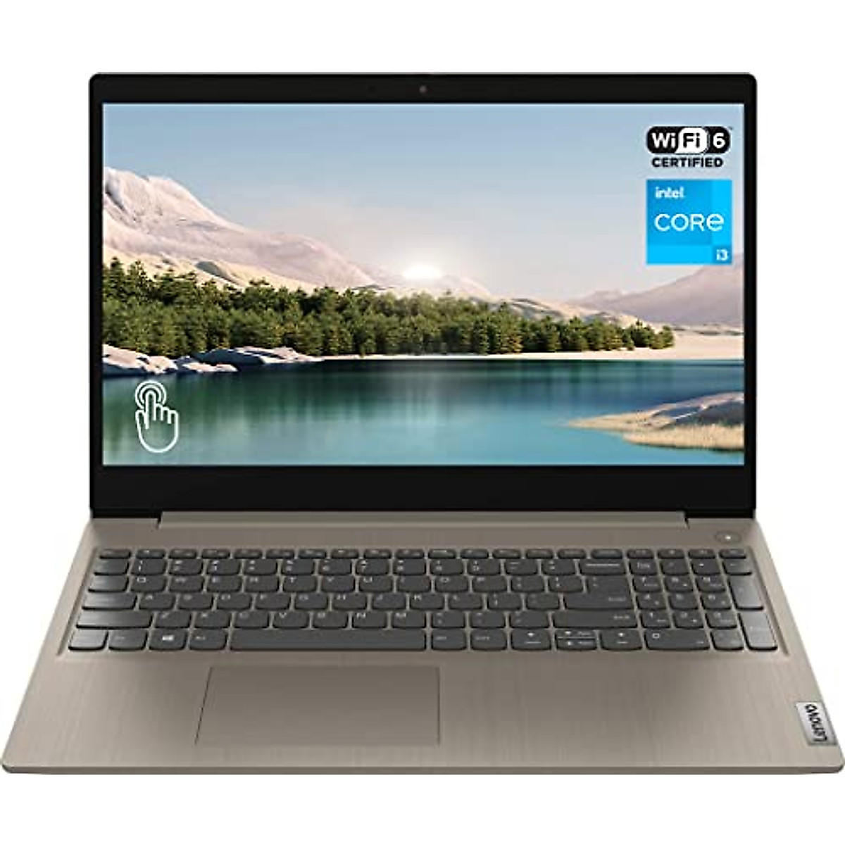 Lenovo Ideapad 3 Laptop, 15.6" HD Touchscreen, 11th Gen Intel Core i3-1115G4 Processor, 12GB DDR4 RAM, 512GB PCIe NVMe SSD, HDMI, Webcam, Wi-Fi 6, Bluetooth, Windows 11 Home, Almond