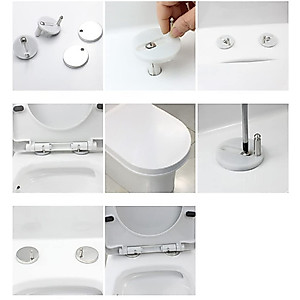 D-Shaped Toilet Seat, Built in Potty Training Toilet Seat, Toddler Toilet Seat Slow Close, Fits Both Adult And Child, PP Material,Green