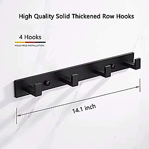 Towel Hooks Door, Coat Hooks Wall Mounted, Bathroom Towel Hook, Modern Coat Rack, Space Aluminum Toilet Hook, Hanging Towel Hook, Door Back Hook, Wall Hook Rack