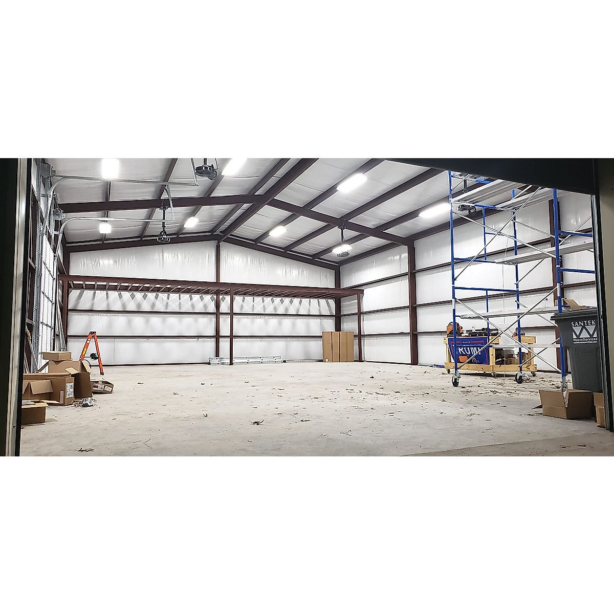 PrimeLights 6 Bulb/Lamp T8 LED High Bay Warehouse, Shop, Commercial Light Fixture