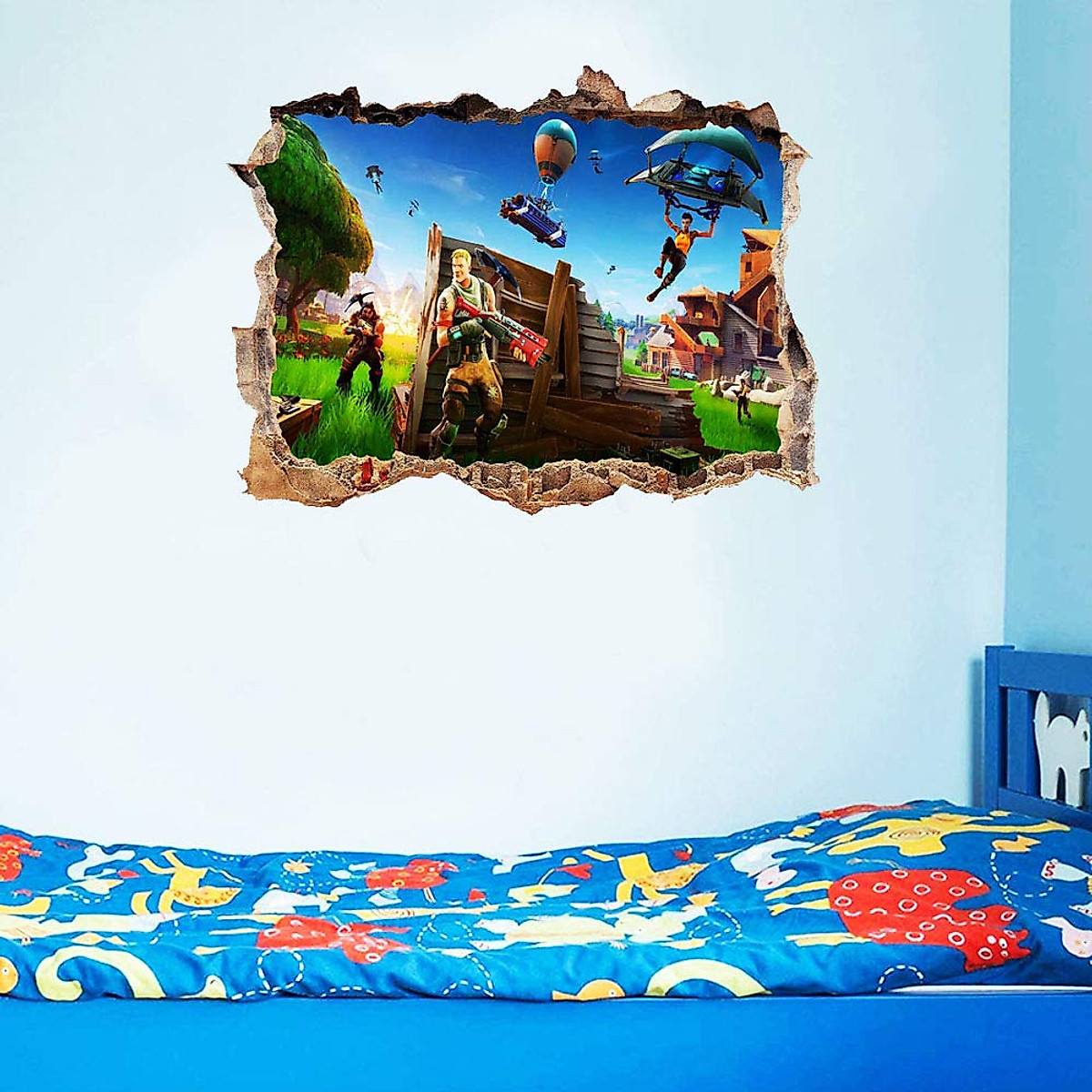 3D Wall Sticker Gaming Room Decor Boys Bedroom Decal Removable Kids Boys Girls Bedroom Wall Sticker Decal Home Decor Art Mural Wallpaper Window Wall Stickers Murals1