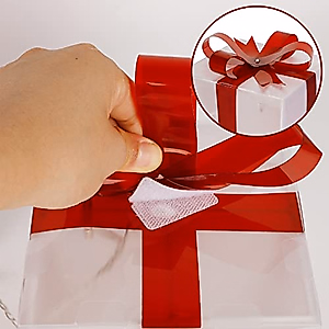 Twinkle Star Set of 3 Christmas Lighted Gift Boxes, Xmas Tree Skirt Ornament, Light Up Indoor Outdoor Pathway Present Box Holiday Party Yard Decorations