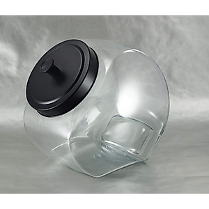 Grant Howard 59107 Slanted Storage Jar Matte Metal Top, 135 oz.