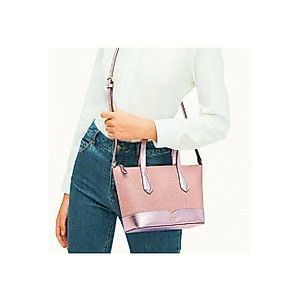 Kate Spade New York Lola Glitter Small Satchel Crossbosy Bag Rose Pink