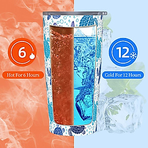 CHASOEA Sea Turtle Tumbler 20oz Turtles Stainless Steel Insulated Tumblers with Lid and Straw Animal Travel Coffee Mug Tea Wine Cups Water Bottle Ocean Gifts for Women Turtle Lover