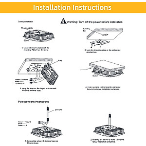 Feazac LED Canopy Light Fixture,45W 5850lm HID/HPS Replacement, 9.5" x 9.5", LED Shop Light, 5700K, AC100-277V, IP65 Waterproof,Canopy Light Outdoor for Gas Station,Warehouse Light (45W-1PACK)