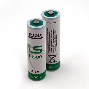 elxjar (20-Pack) 3.6V LS14500 Battery, Water Electricity Meter PLC Facility Equipment Spare Generic Battery ER14505