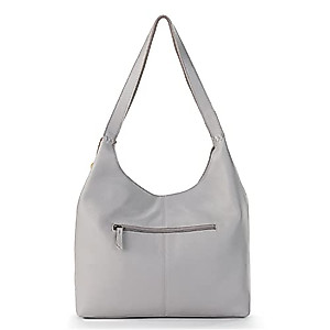 The Sak Womens Huntley Leather Hobo, Light Smoke, One Size US