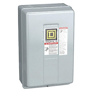 SCHNEIDER ELECTRIC 8903LG1200V02 Lighting Contactor 600-Vac 30-Amp L Electrical Box, Black