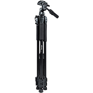 Pro 72” Tripod 3-way Panhead Tilt Motion w/Bubble Level + Wireless IR Shutter Release + MORE for Nikon D3300 D3400 D5300 D5500 D5600 D7200 D7500 D610 D700 D750 D810 D810A D850 P900 P610 P530 Cameras