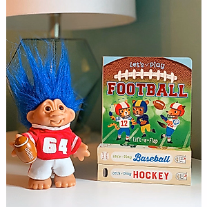 Let's Play Football! A Lift-a-Flap Board Book for Babies and Toddlers, Ages 1-4 (Chunky Lift-A-Flap Board Book)