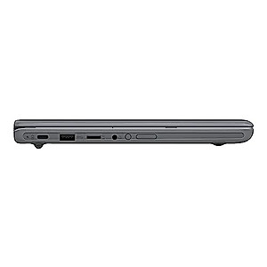 ASUS 11.6'' LCD HD（1366 x 768） Rugged Chromebook CR1 Intel Celeron N5100, 1.1 GHz, 8GB, 32GB eMMC, UHD Graphics, Chrome OS, Dark Gray, Webcam, Bluetooth, Wi-Fi 6 + Accessories